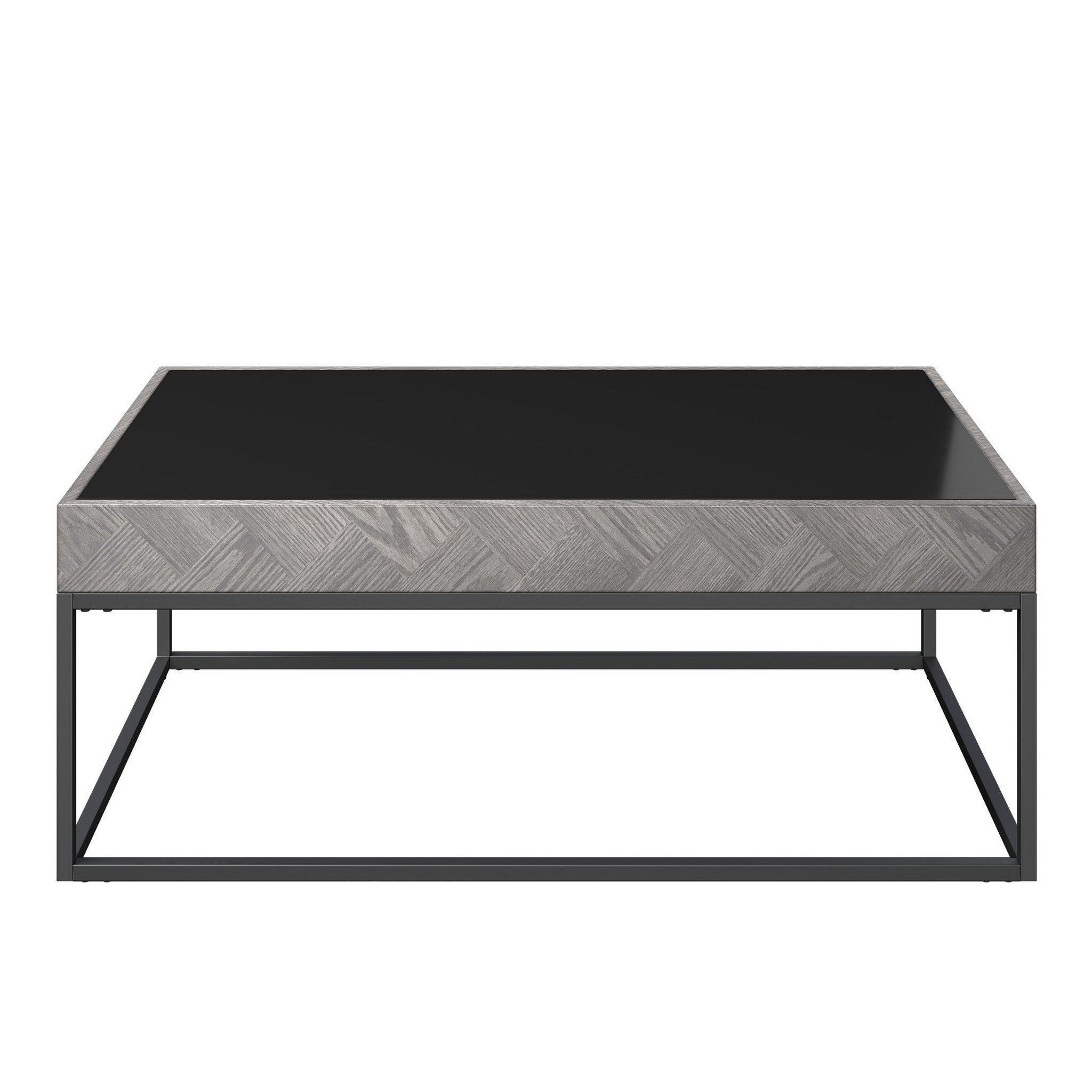 Ebony Black Glass Coffee Table Torelli Furniture